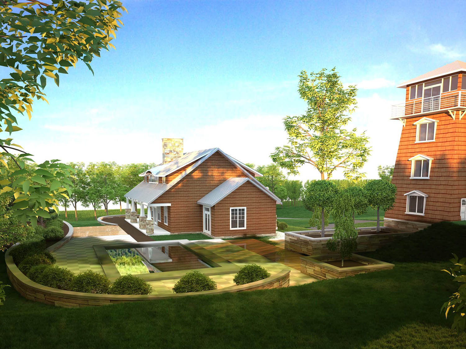 Water Tower Residence | Custom Architect | Wexford, PA